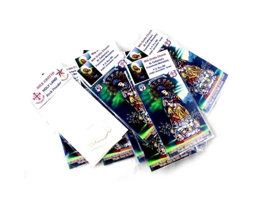 5 Pack Milk Grotto Rock Powder - Holy Land Olive Wood - Bethlehem Olive ...